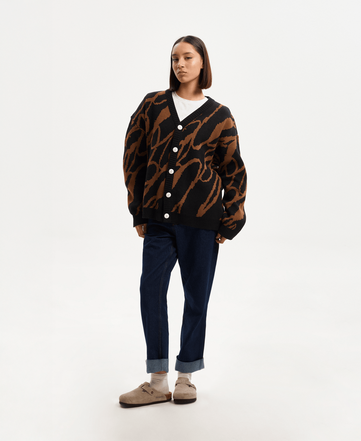 Cárdigan Nébula café